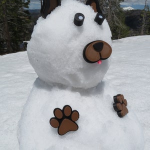 Snow Dog Building Kit for Family Winter Outdoor Activities: Unique ...