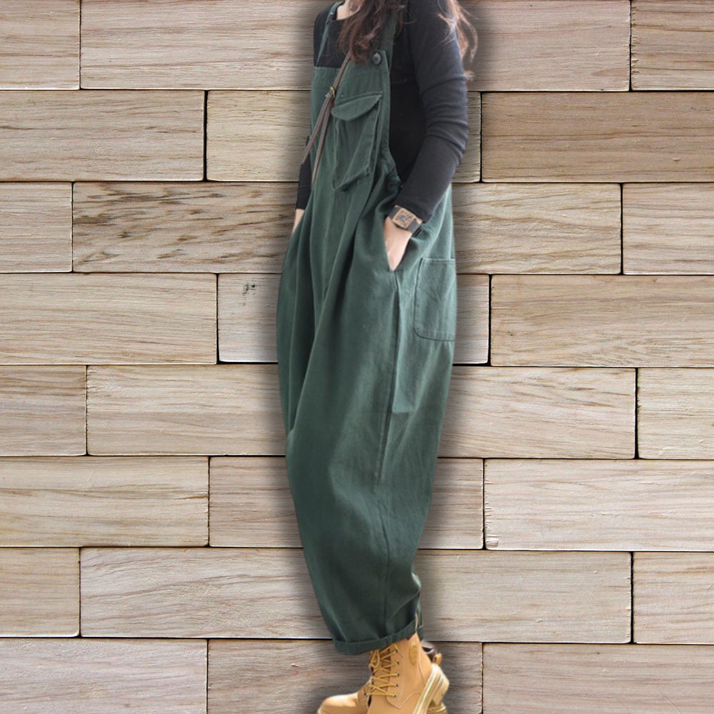 Beautifull Trendy Oversized Overall Perfect Loose Jumpsuit for Everyday ...