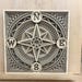 Compass Rose Mandala, Compass Art, Layered Art Vibrant Wood Art Unique ...