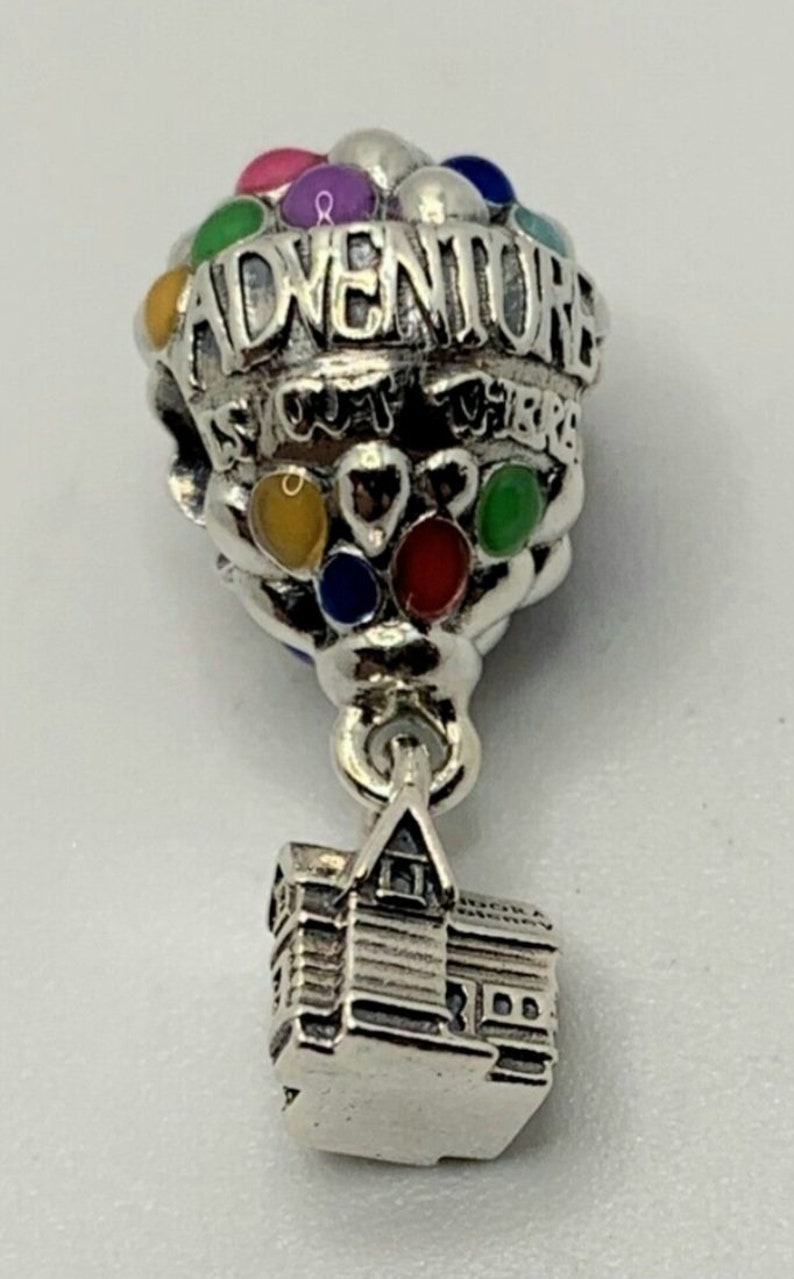 Pandora Disney Pixar UP House & Balloons Dangle Charm Silver S925 ALE ...