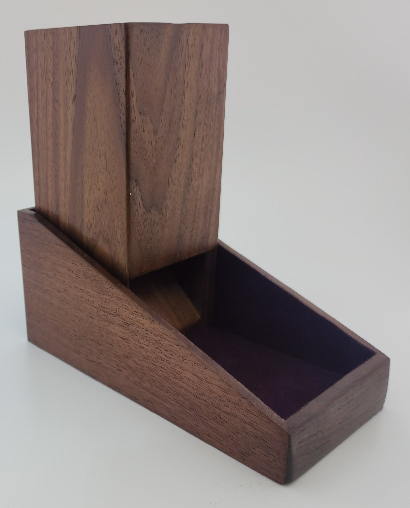 Walnut Wood Dice Tower & Dice Vault - Etsy