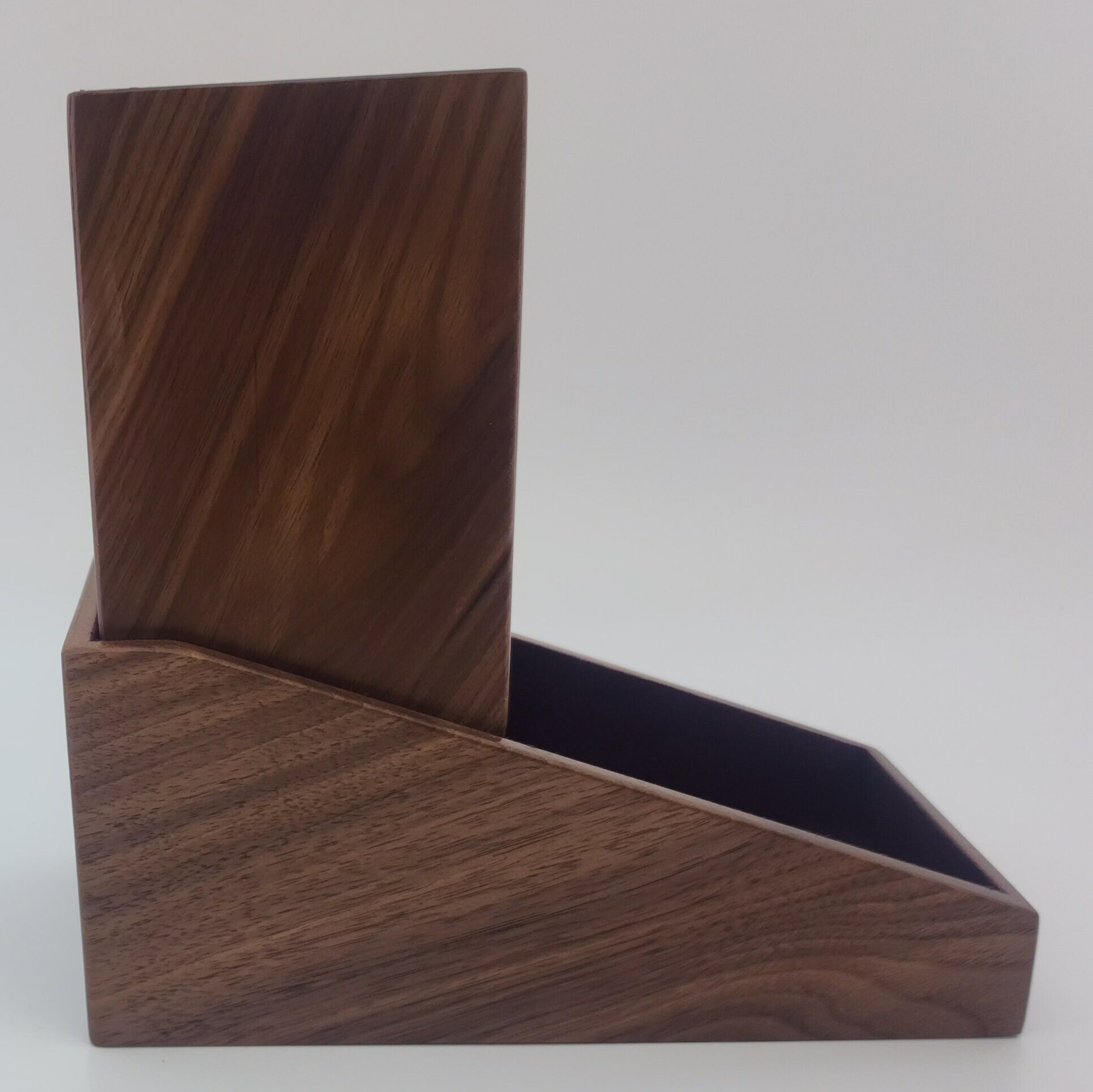 Walnut Wood Dice Tower & Dice Vault - Etsy