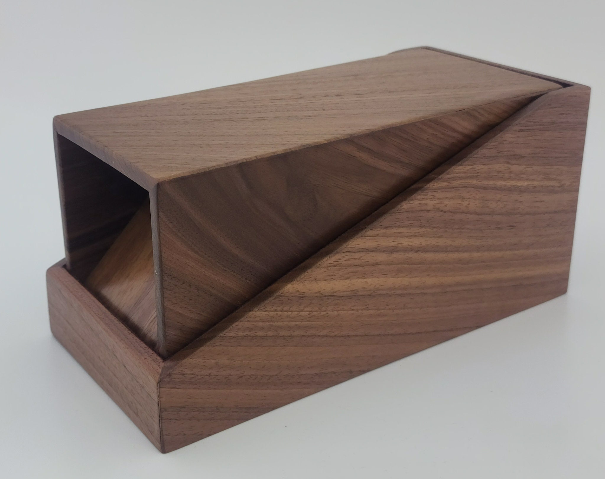 Walnut Wood Dice Tower & Dice Vault - Etsy