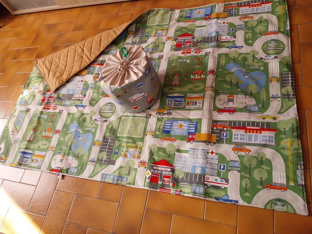Handmade Car Track Playmat - Etsy