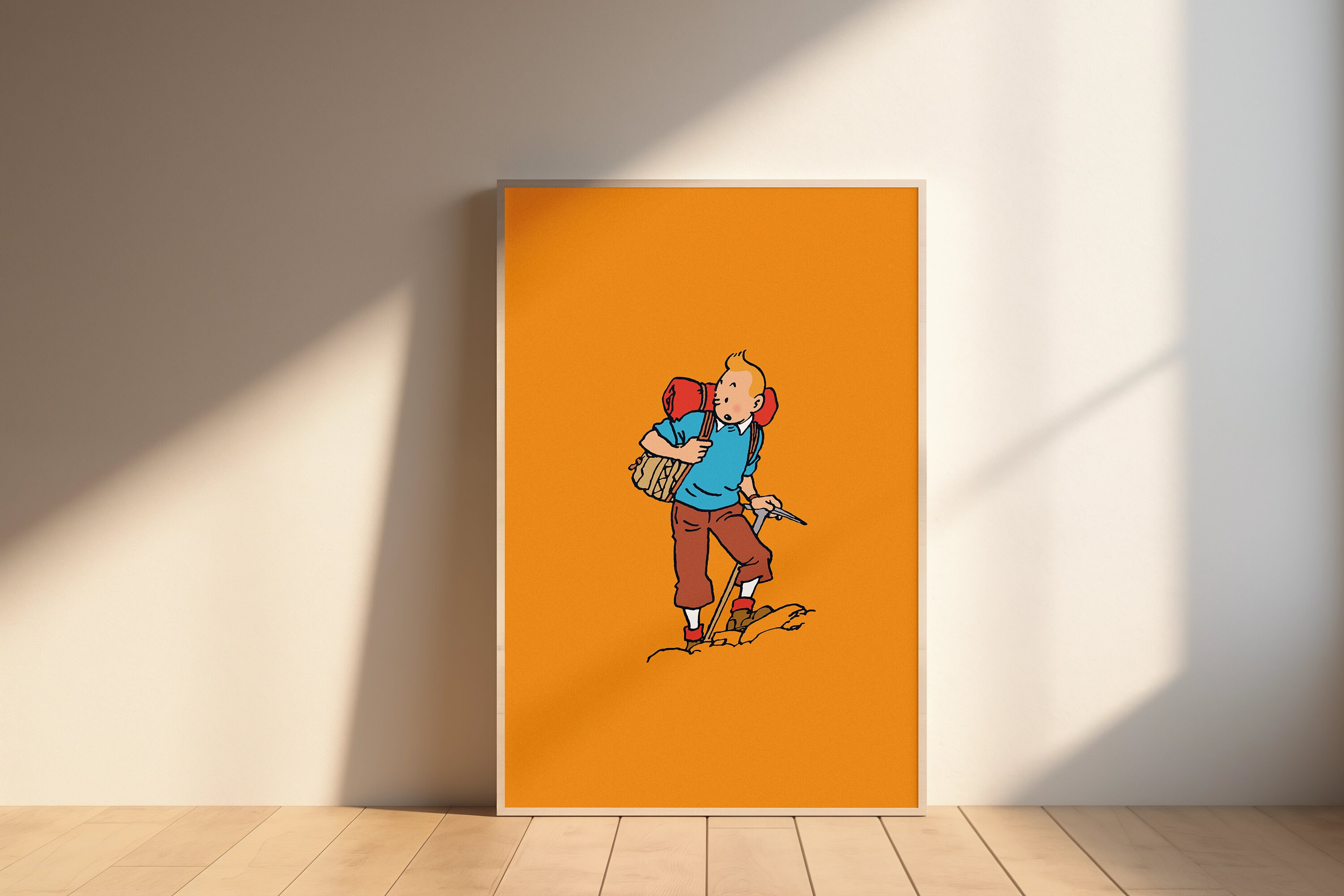 Buy Tintin in Tibet, 4 Digital Downloads 2 Colors Files for Printing ...