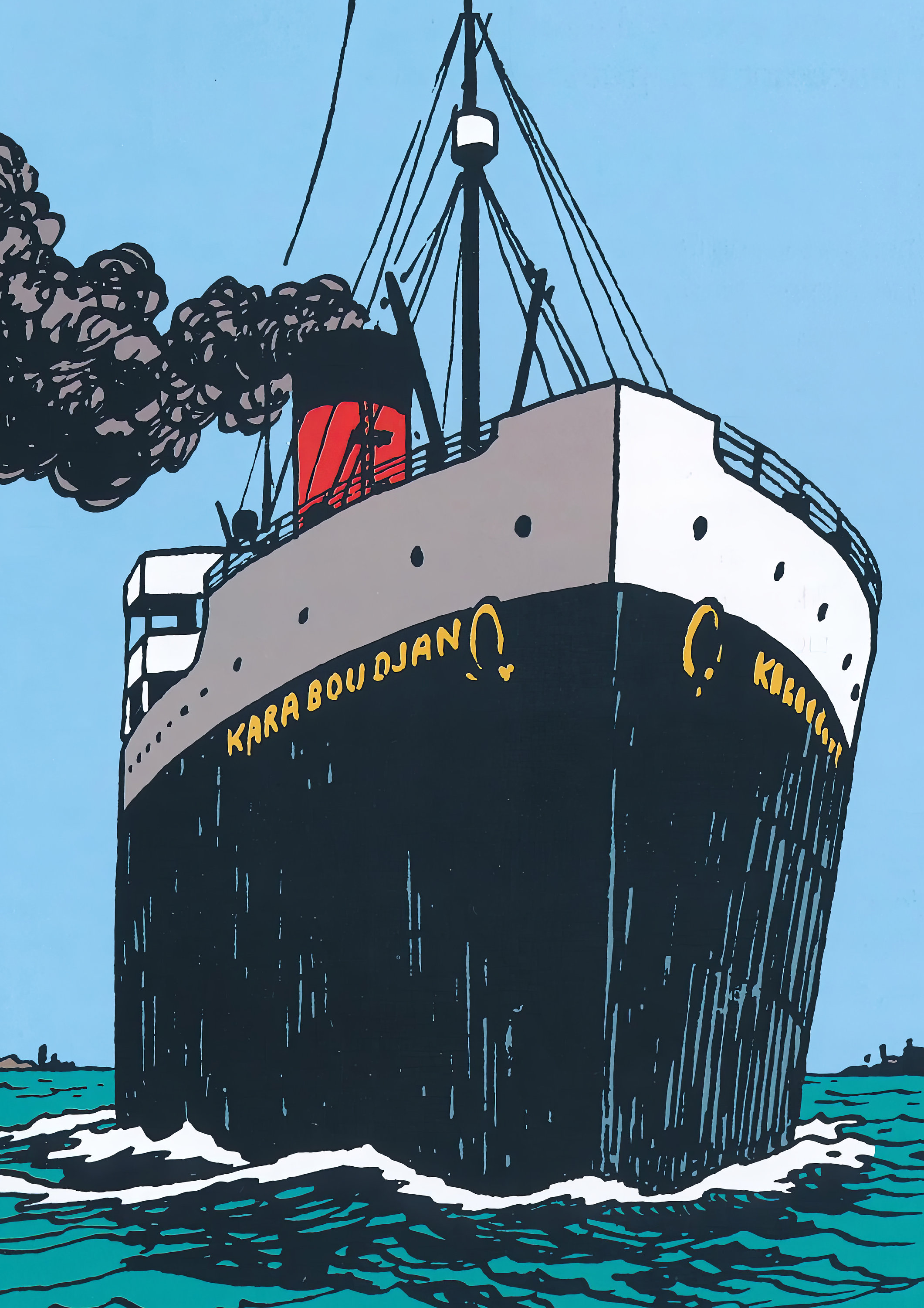 The Boat "karaboudjan", Tintin, Very High Quality Digital Download. - Etsy