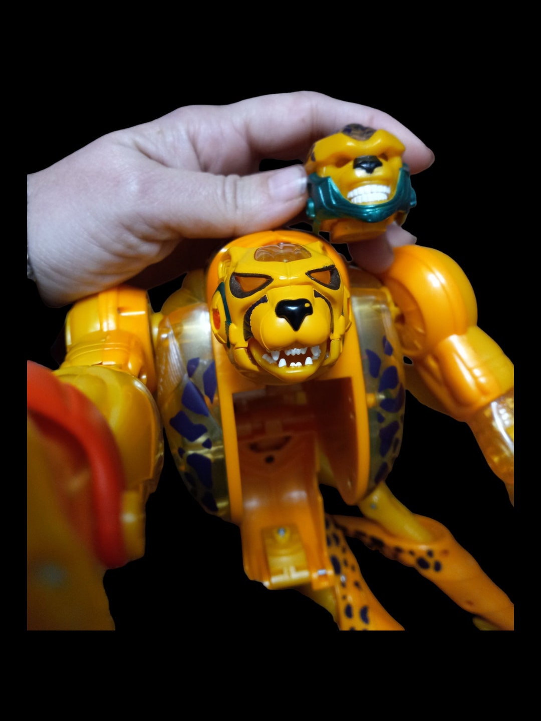 VINTAGE Y2K Hasboro Transformers Beast Machines Electronic Cheetor ...
