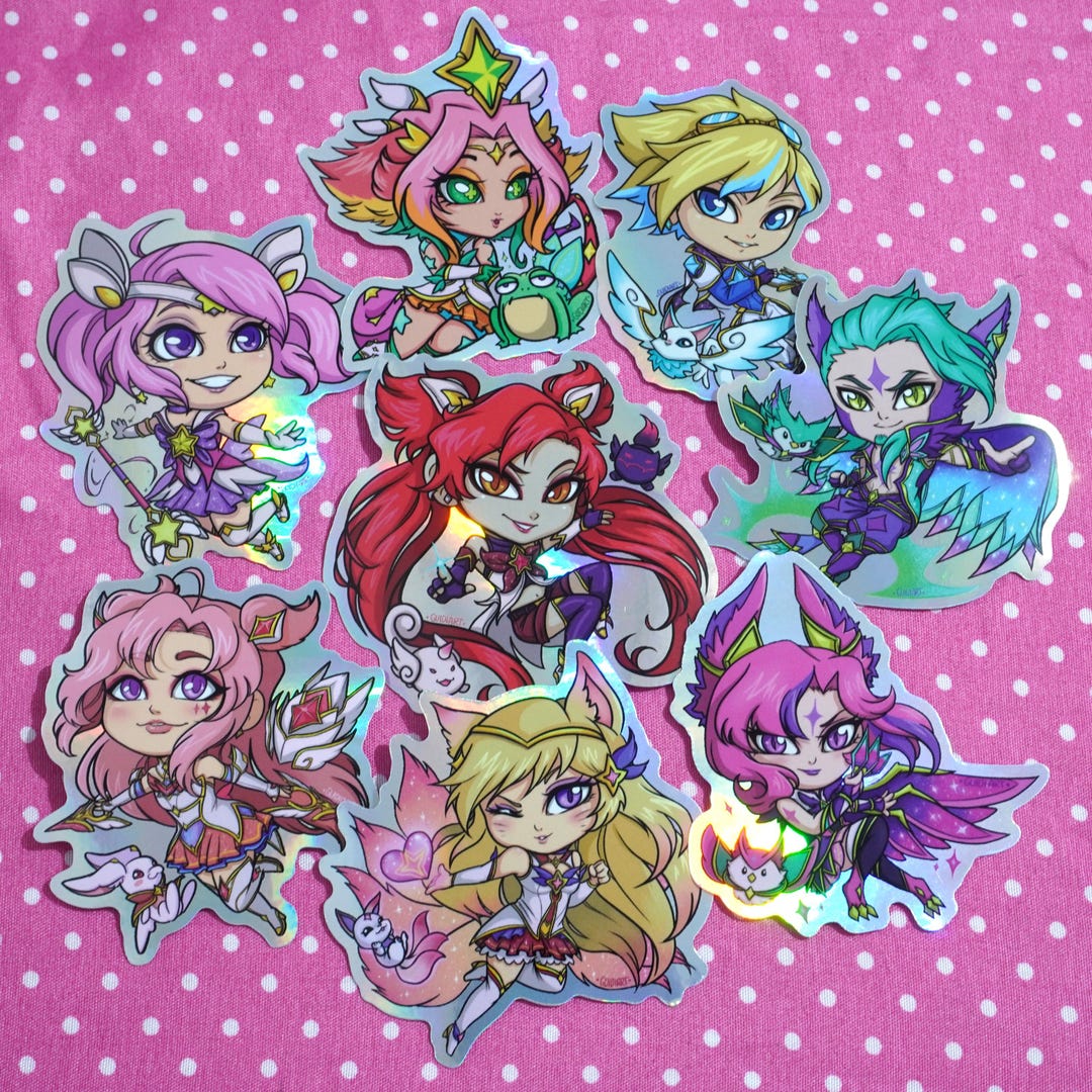 Star Guardians League of Legends Stickers - Etsy