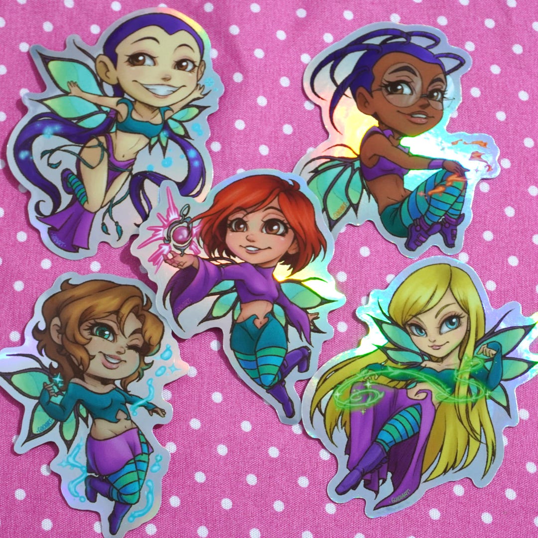 W.I.T.C.H. Stickers - Etsy