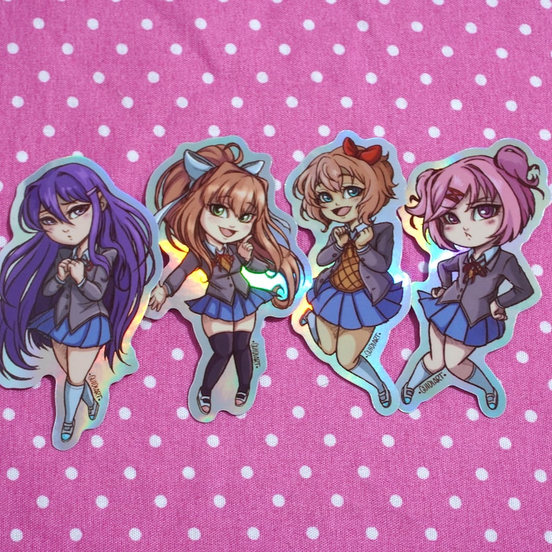 Doki Doki Literature Club Stickers - Etsy