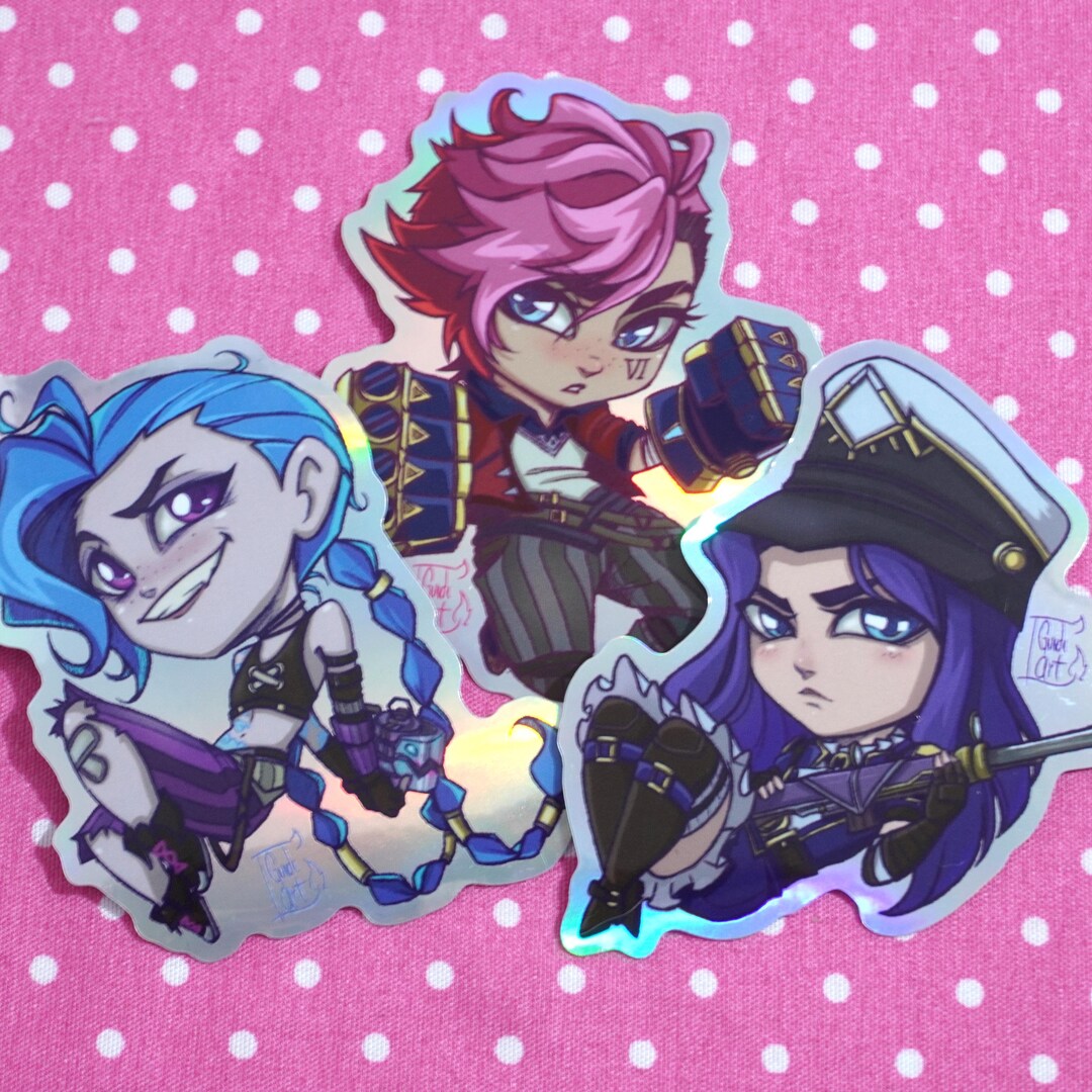 Arcane League of Legends Stickers - Etsy
