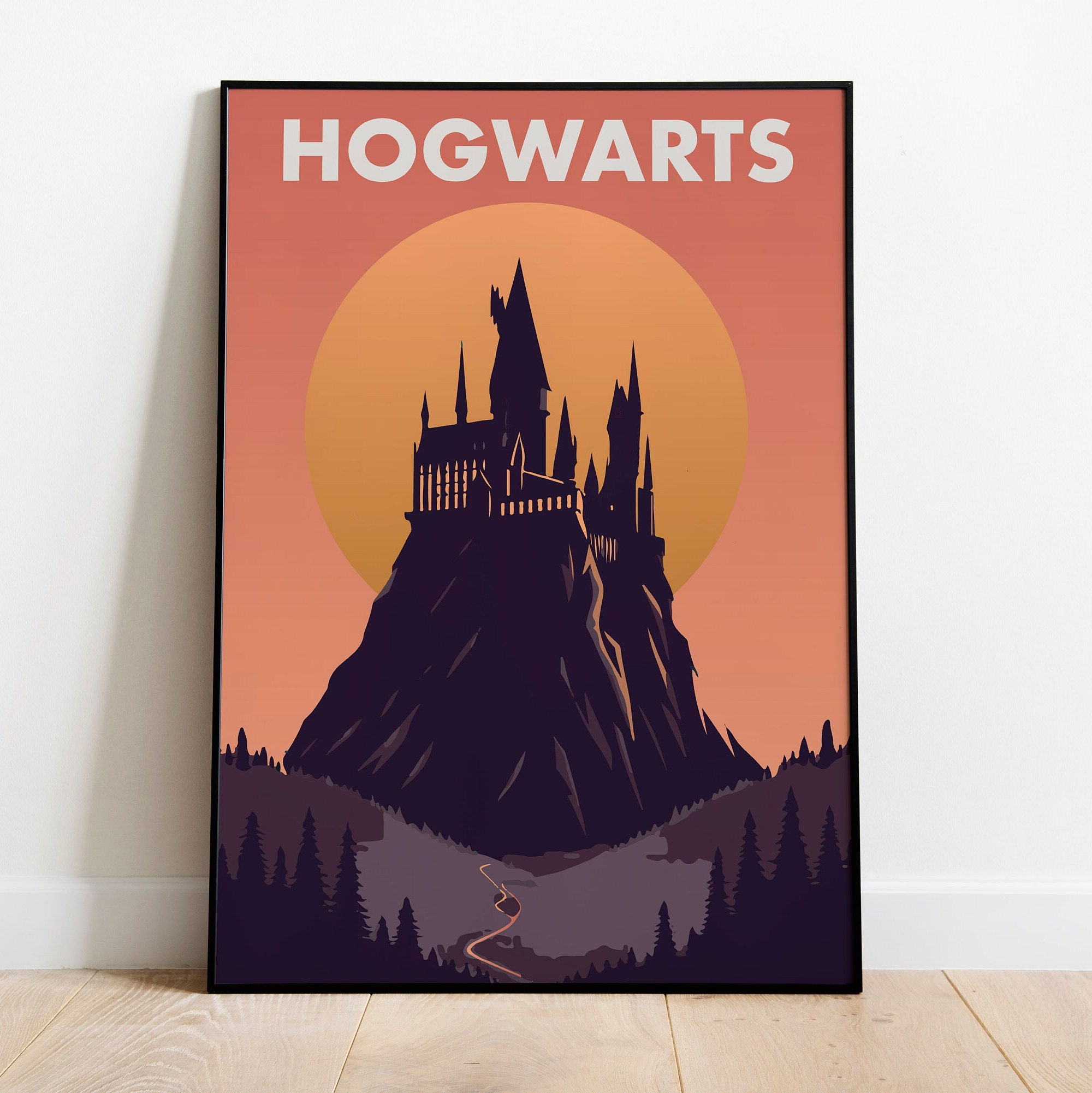 Poster Harry Potter Poster Hogwarts Print - Etsy