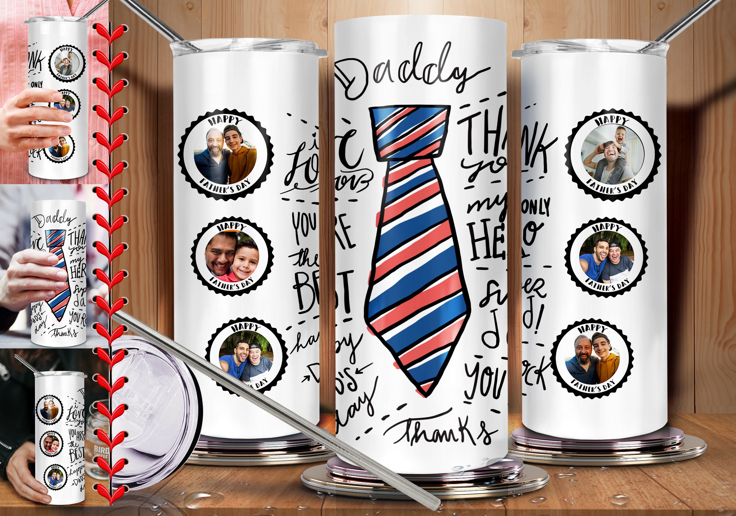 40 Fathers Day Tumblers Design 2024, Fathers Day Gift DAD, Papa,father ...