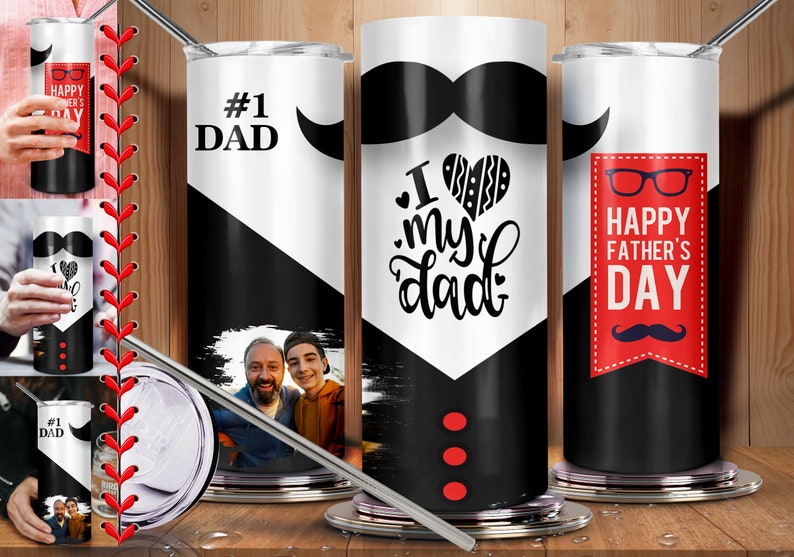 40 Fathers Day Tumblers Design 2024, Fathers Day Gift DAD, Papa,father ...