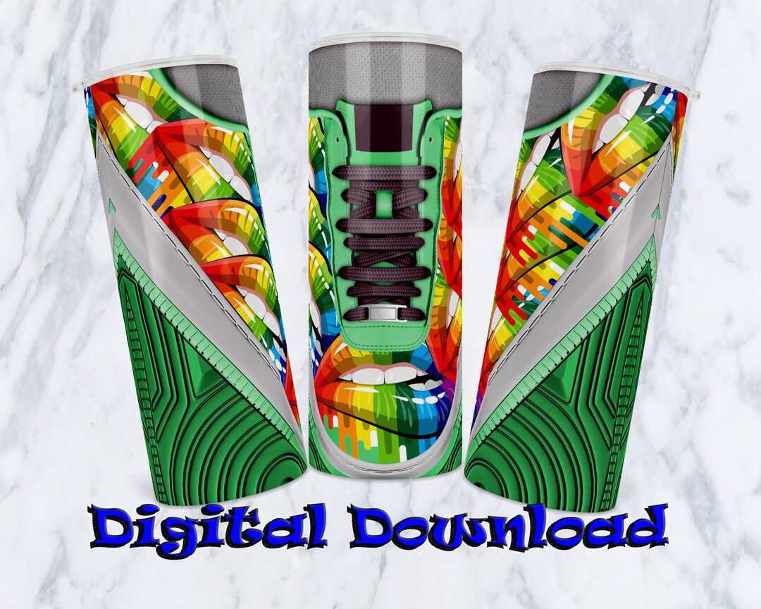 Sneaker Tumbler Wrap: 20oz Sublimation Design (PNG Digital Download) - Etsy
