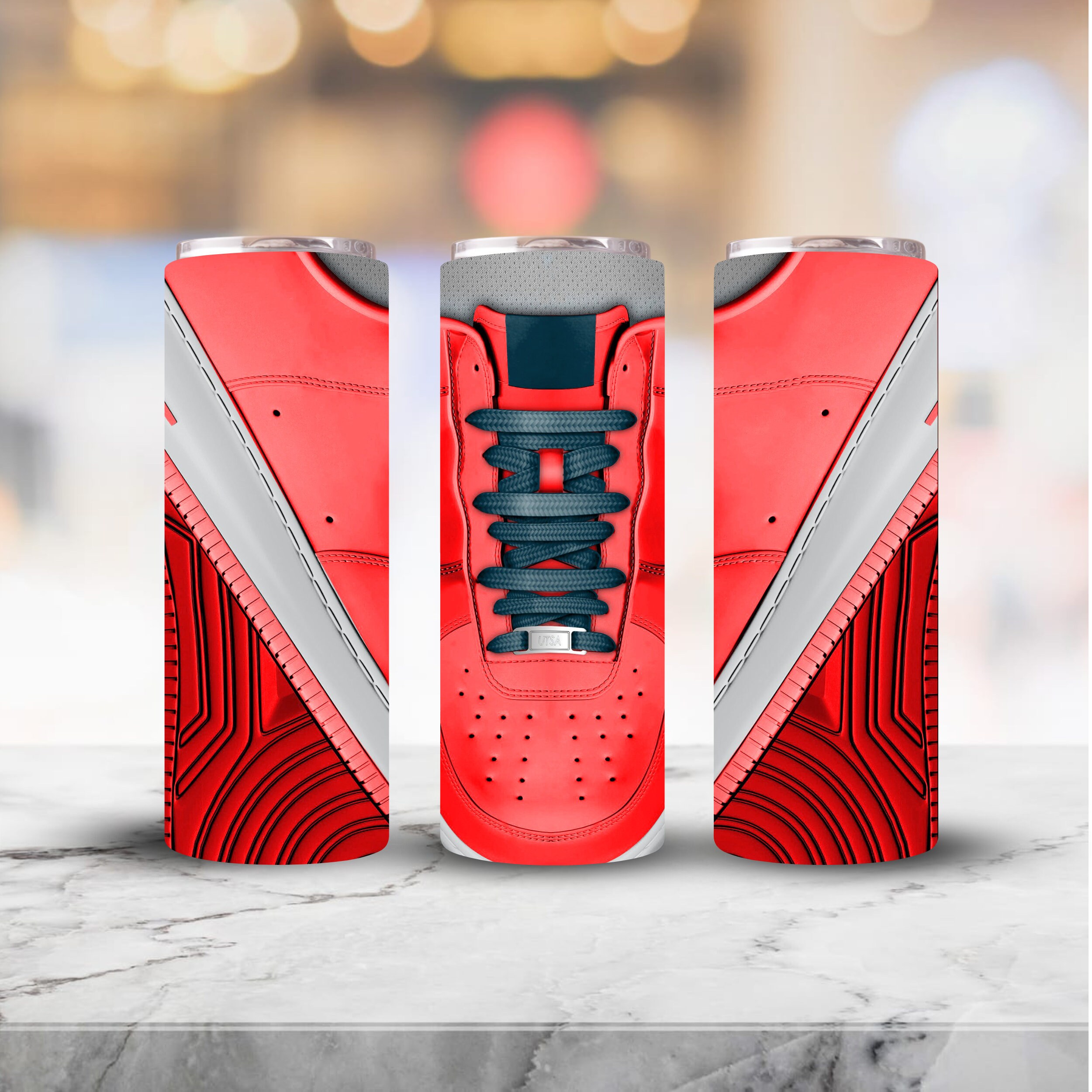 Sneakers Tumbler Wrap: 20oz Skinny Sublimation Design (PNG Digital ...