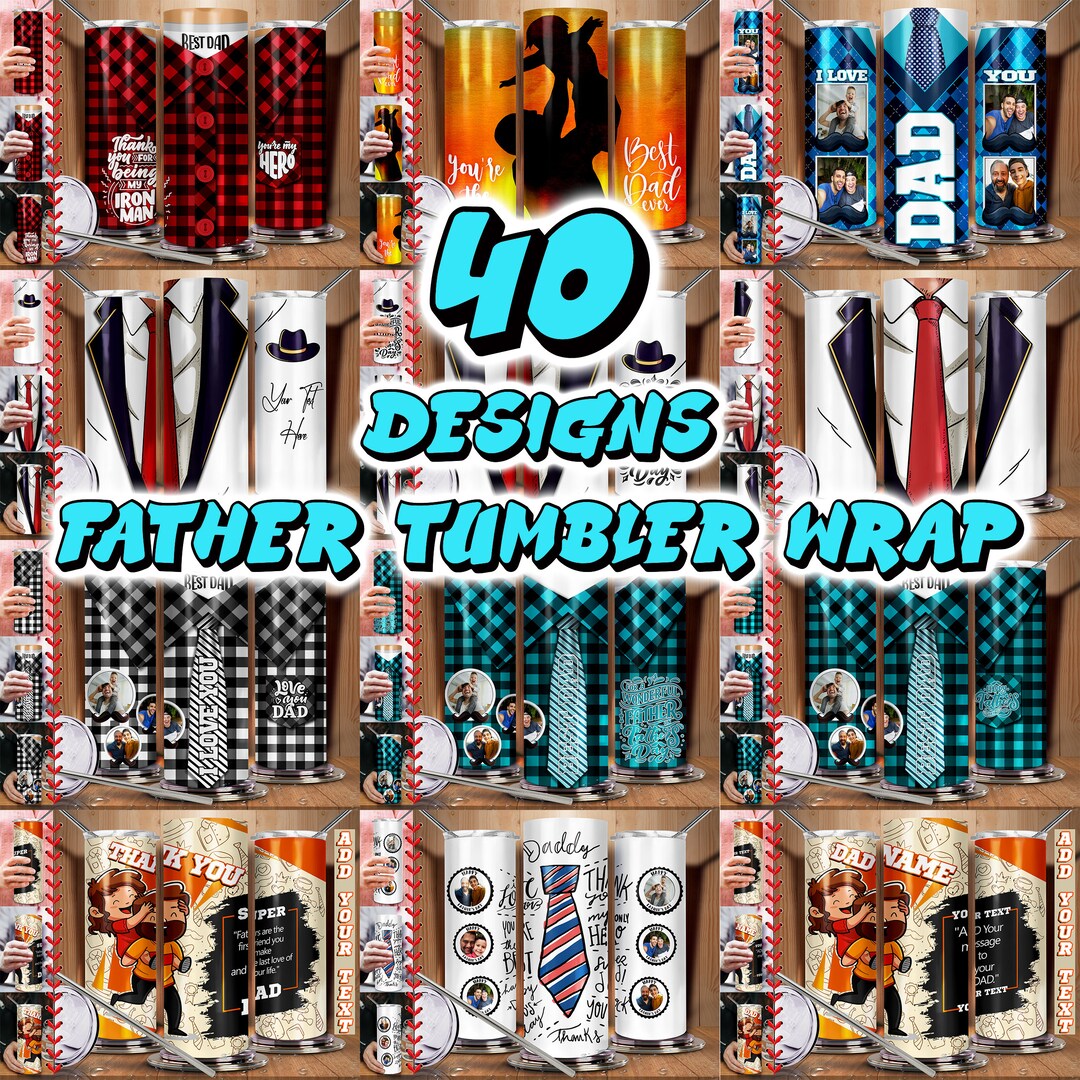 40 Fathers Day Tumblers Design 2024, Fathers Day Gift | DAD, Papa ...