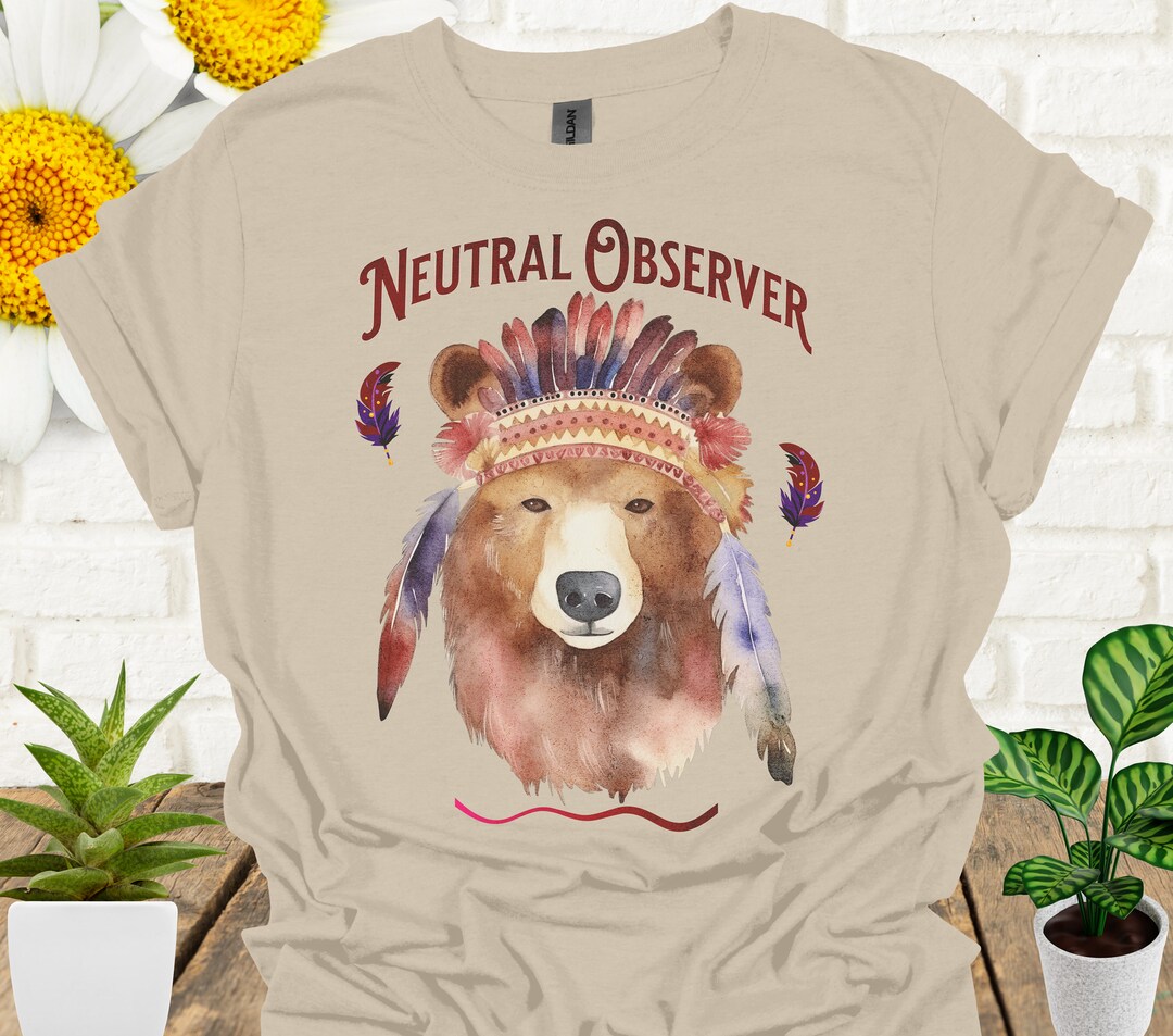 Neutral Observer, Spirit Bear, Native American Wisdom T-shirt - Etsy