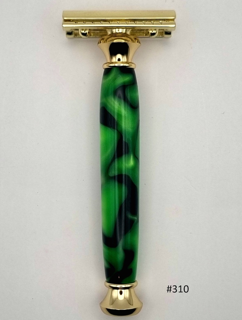 Handmade Acrylic Razor Handle Suits Safety Razor Blades Variety of ...