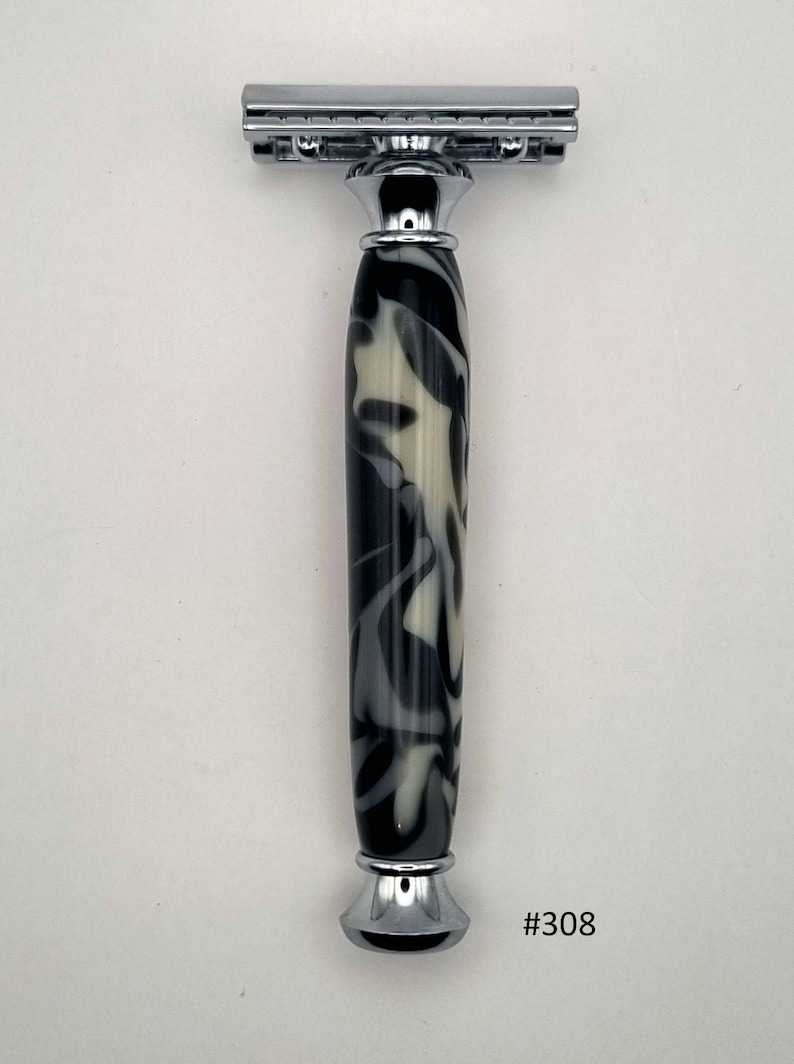 Handmade Acrylic Razor Handle Suits Safety Razor Blades Variety of ...