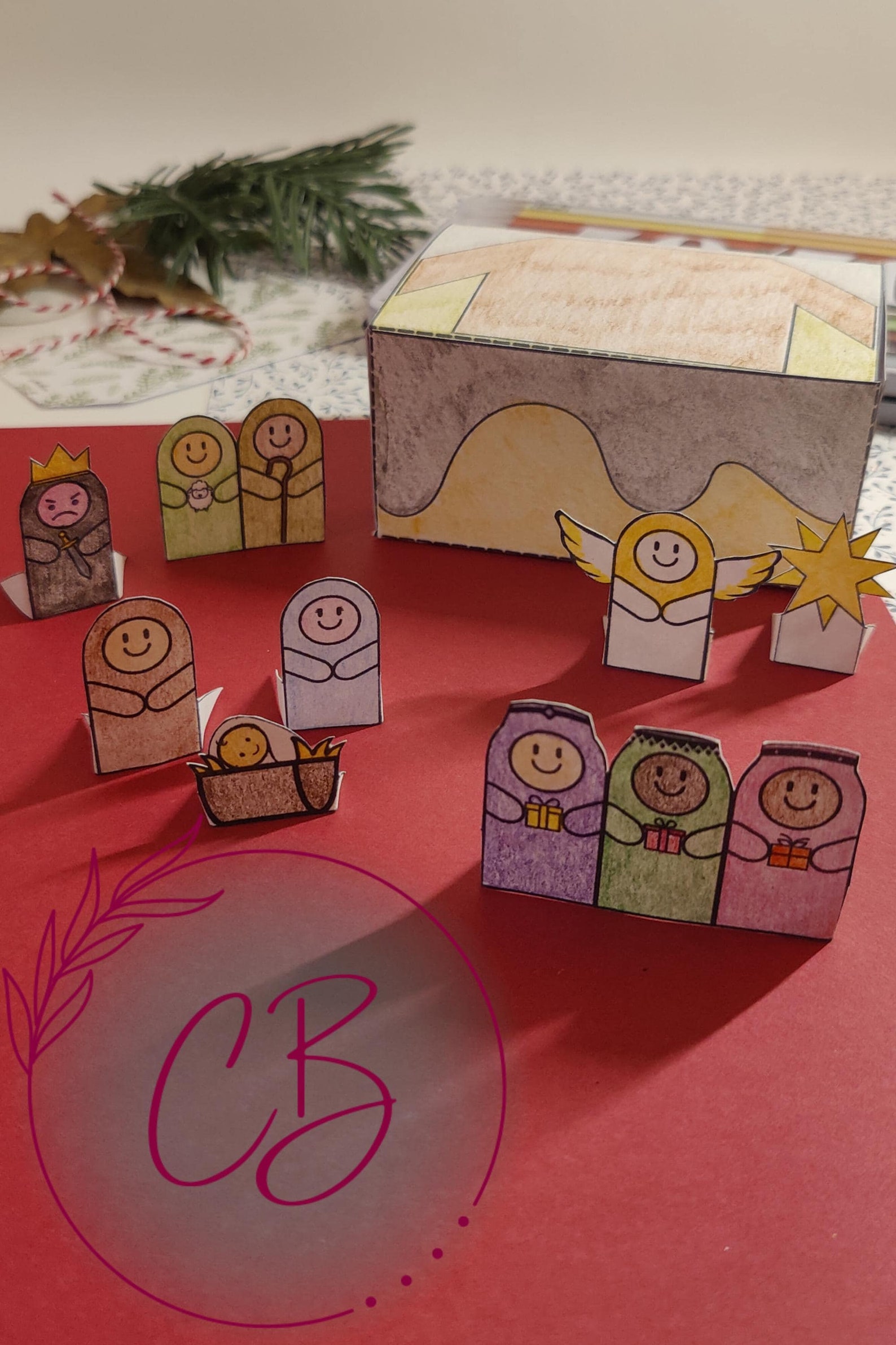 Nativity Story Box Template - Digital Download. Sunday School Resources ...