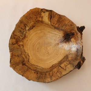 Natural Wood Dish - Rustic Charm With Elegant Touch! Hand Turned Ash ...
