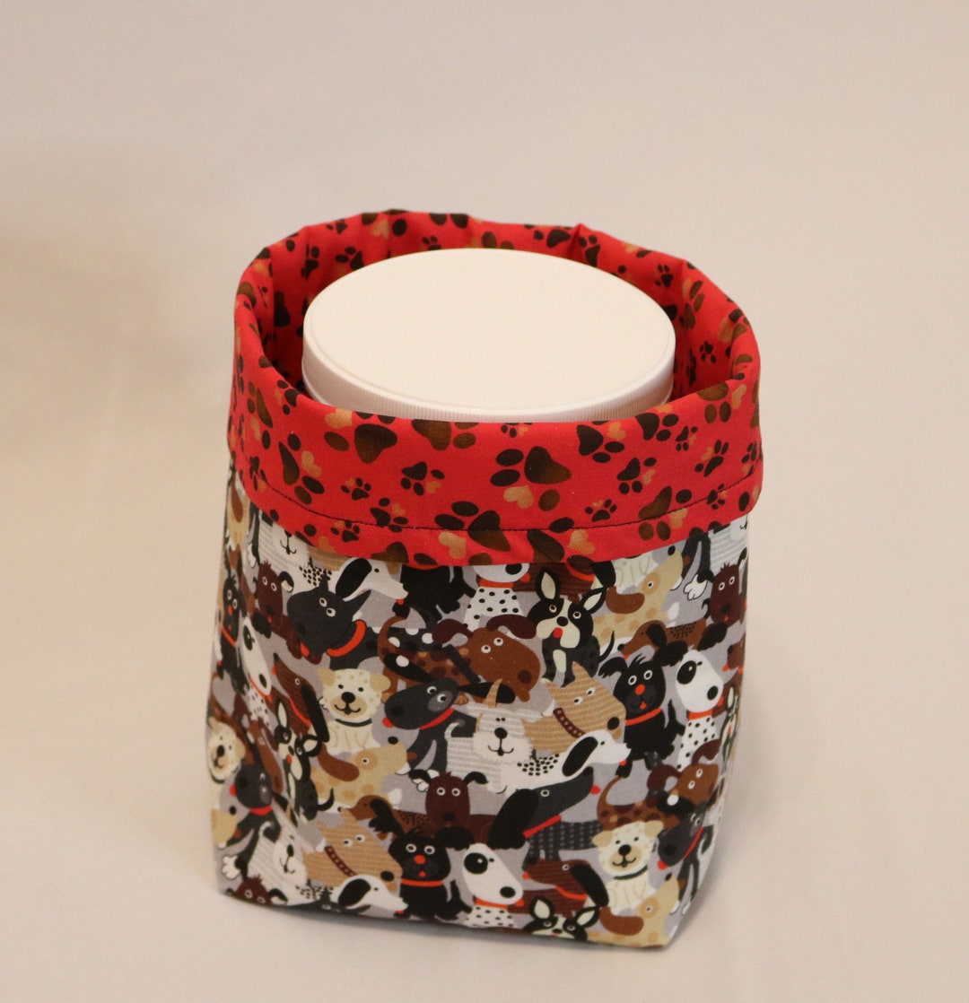 Adorable Dog-themed Fabric Bucket for Stylish Home Storage - Etsy