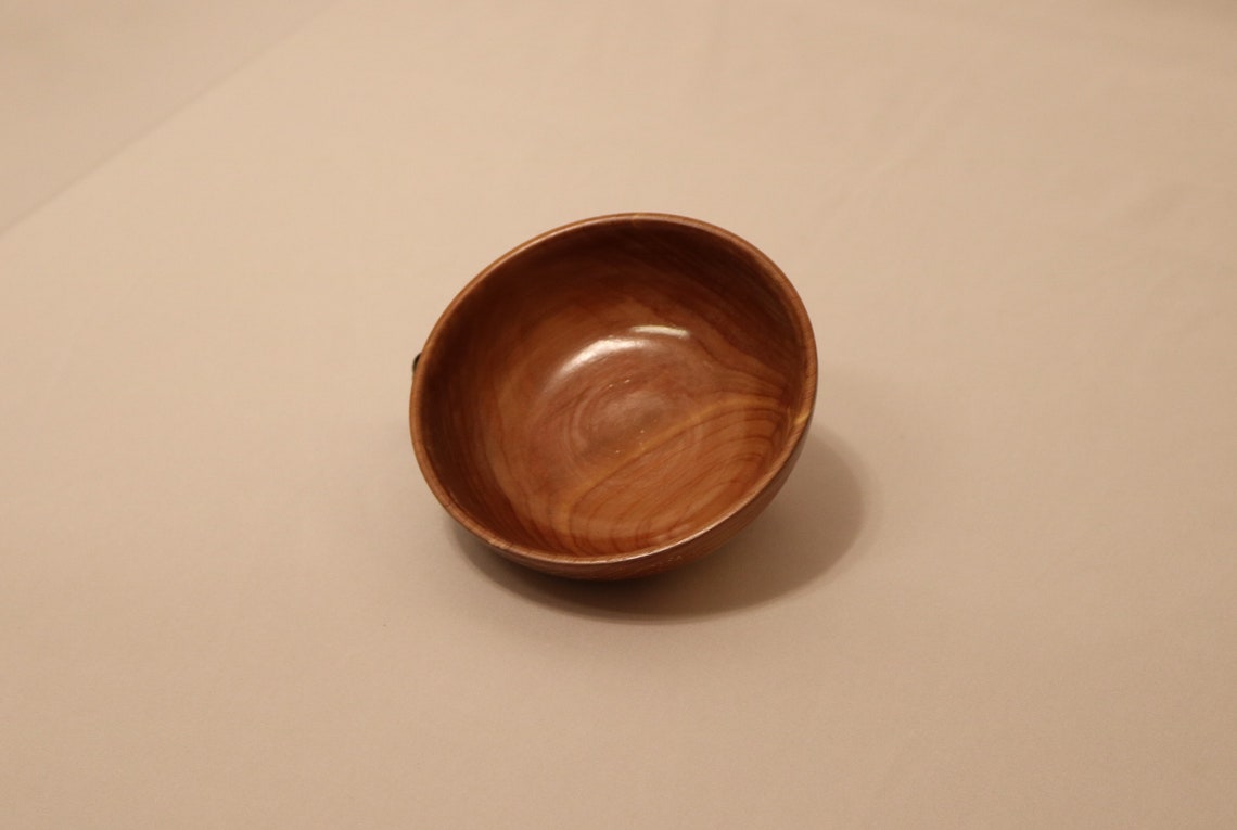 Artisan Cedar Bowl - Hand Turned Wood Bowl, Perfect Gift for Nature ...