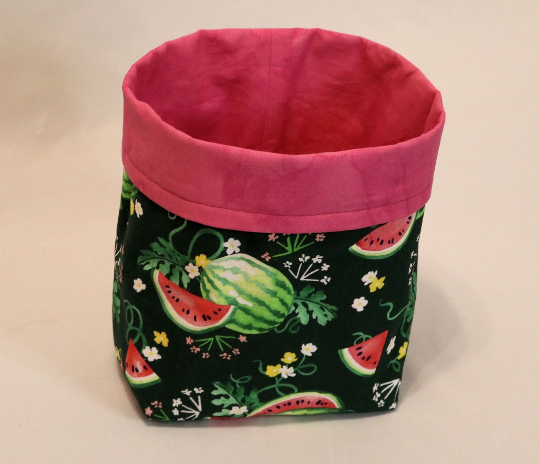 Whimsical Fabric Bucket - Organize in Style for Summer - Etsy