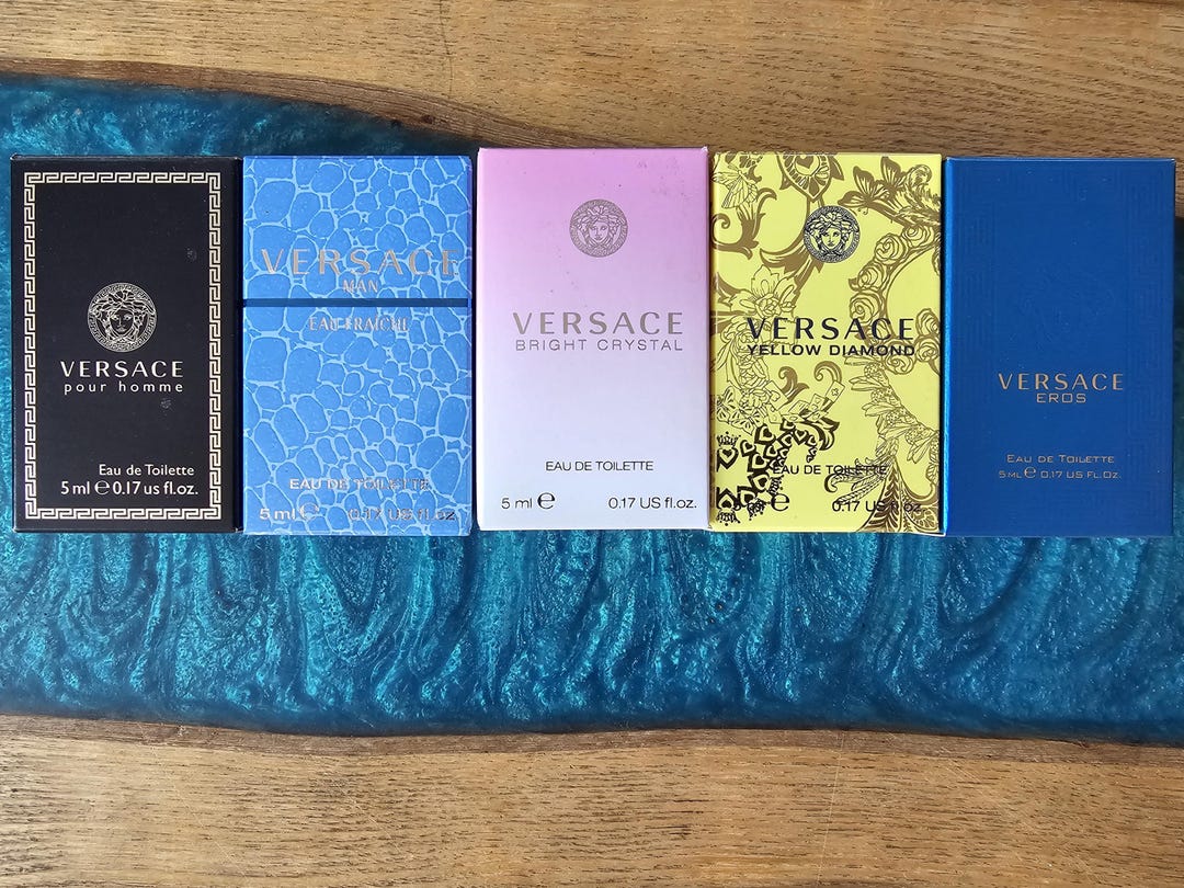 Set of 5 Versace Perfume Bottle Boxes - Etsy