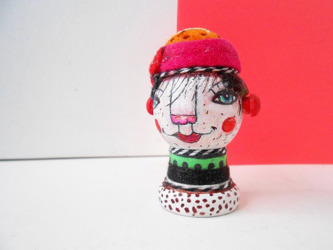 Original 'mikko Boy' Wood Art Figurine: Handmade Whimsical Recycled ...
