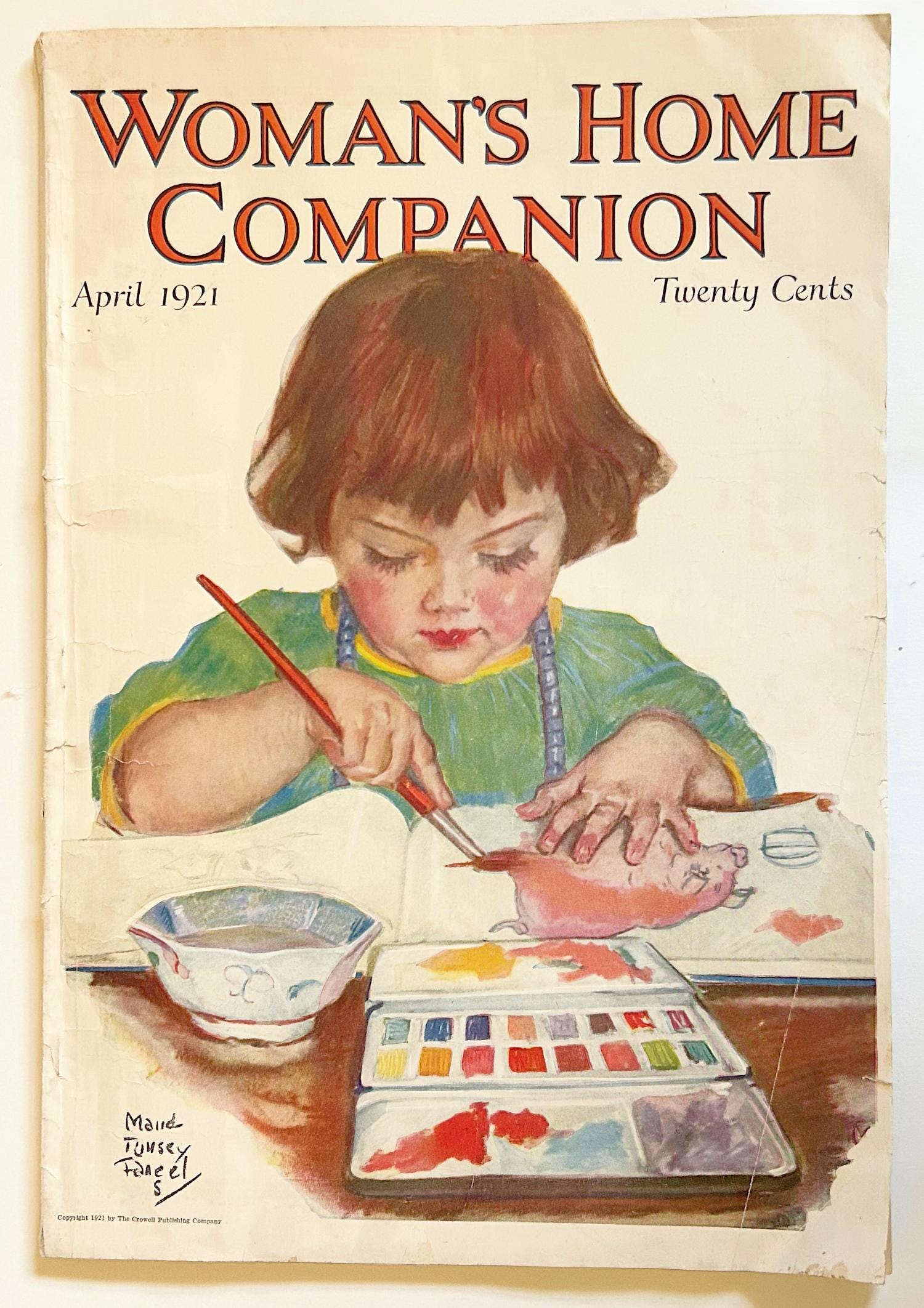 Woman’s Home Companion Magazine, April 1921 Antique Magazine - Etsy