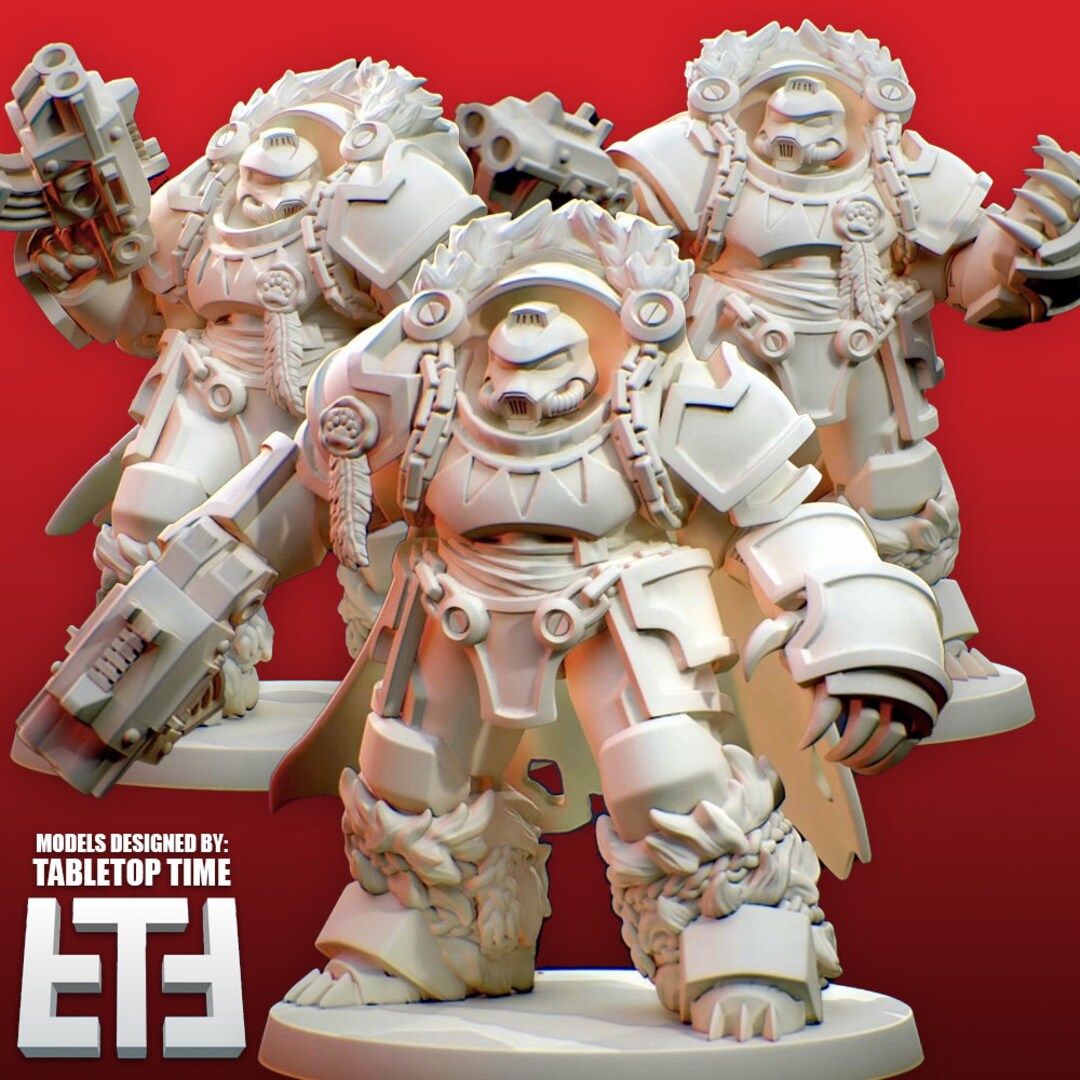 Space Marine Space Bears/astra Primursa Kodiak Terminator Unit - Etsy