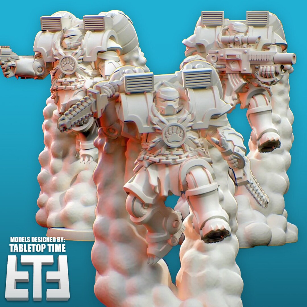 Space Marine Space Bears/astra Primursa Dropbears Unit - Etsy
