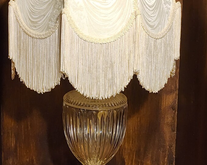 Vintage Fringe Lamp - Victorian Style - Etsy