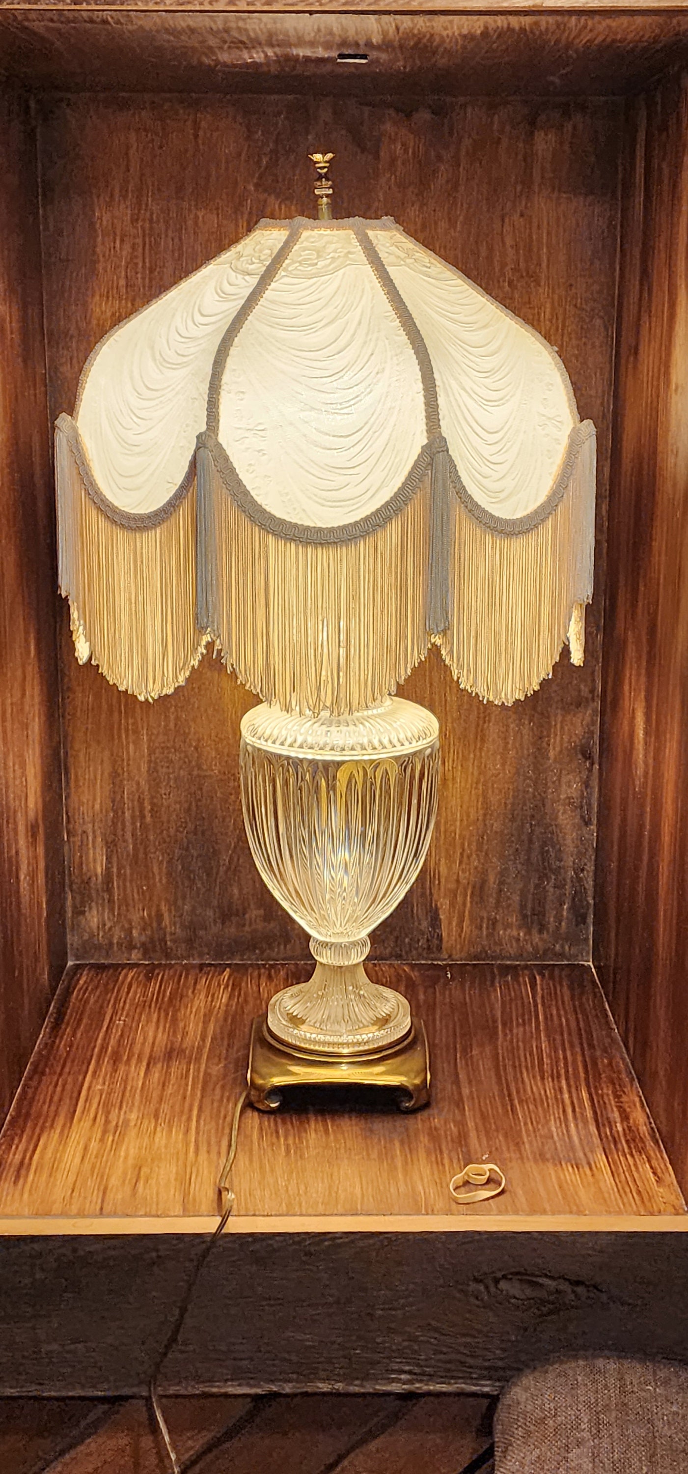 Vintage Fringe Lamp Victorian Style - Etsy
