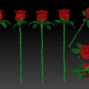 Rose Stl Digital File for 3D Printing - Etsy