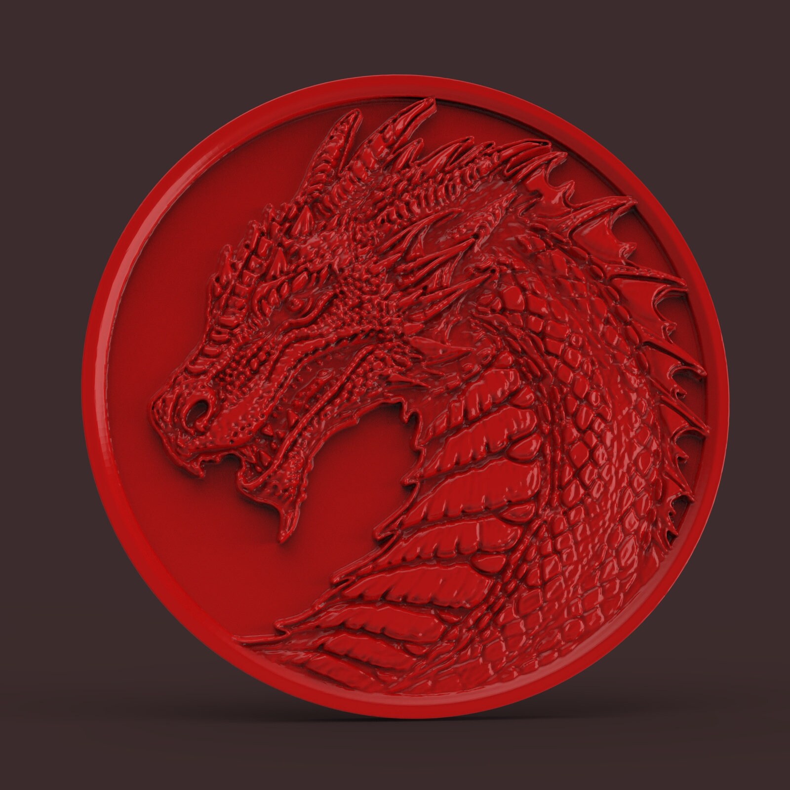 Red Dragon Stl Digital File for CNC Machine or 3D Printing - Etsy