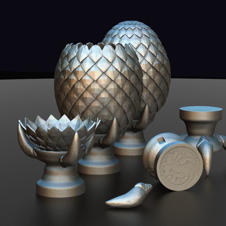Dragon Egg on a Stand STL File for 3D Printing - Etsy