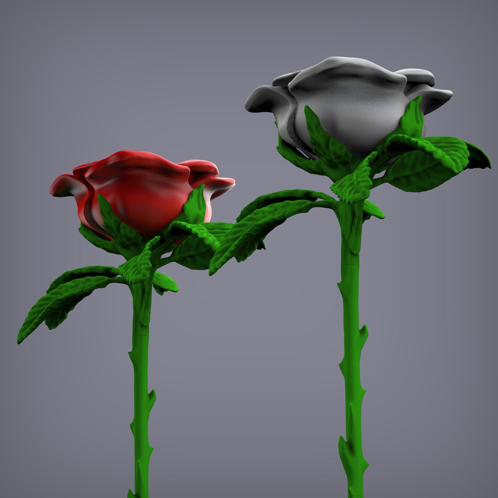 Rose Stl Digital File for 3D Printing - Etsy