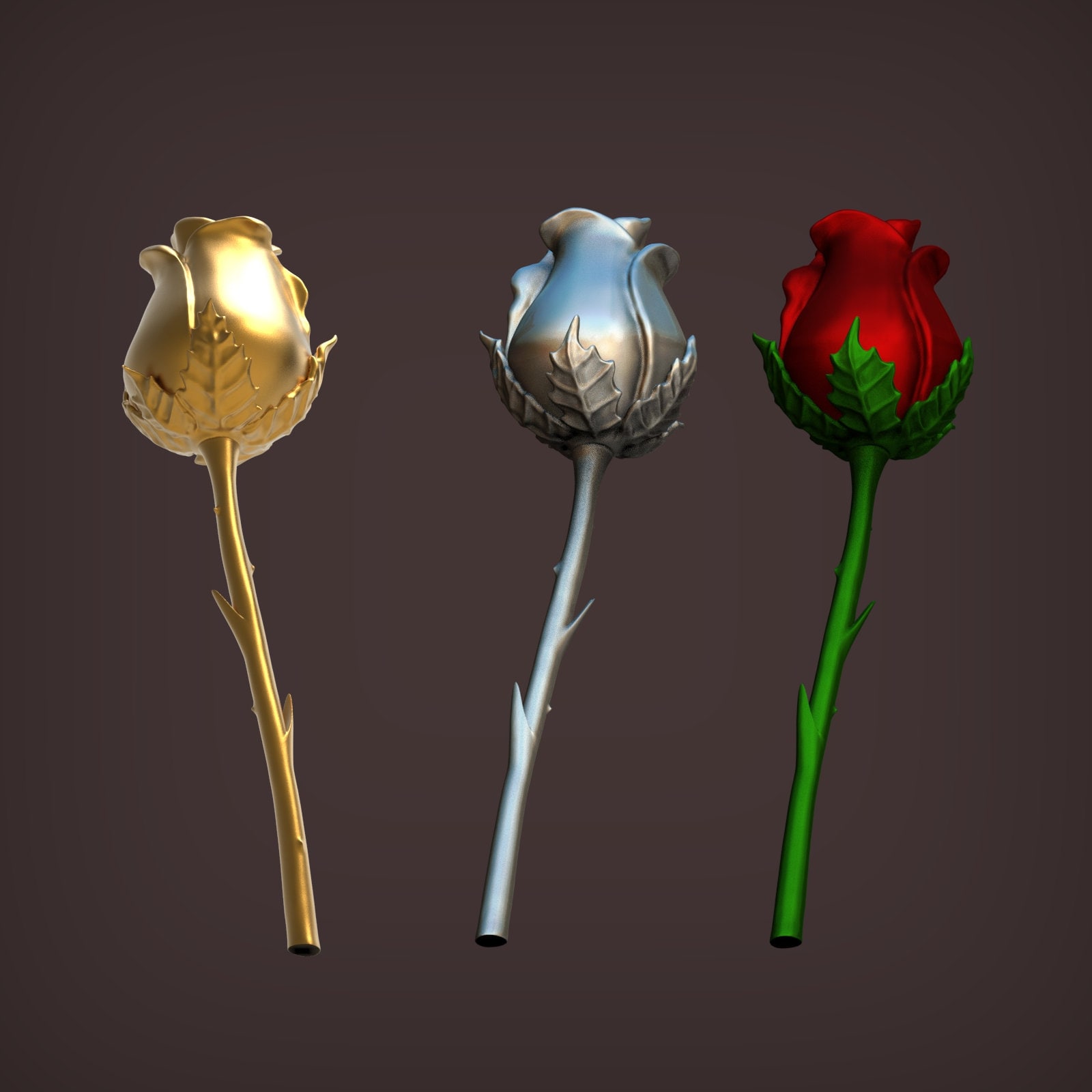 Rose Stl Digital File for 3D Printing - Etsy