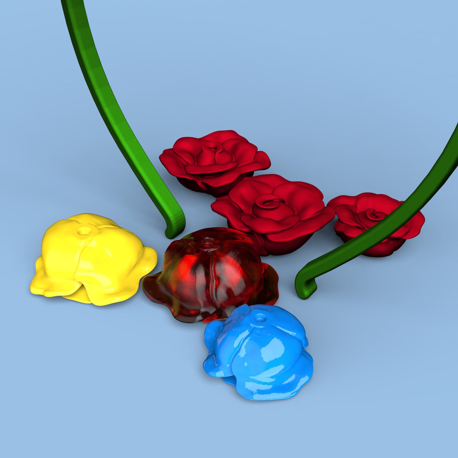 Rose Headband STL Digital File for 3D Printing - Etsy