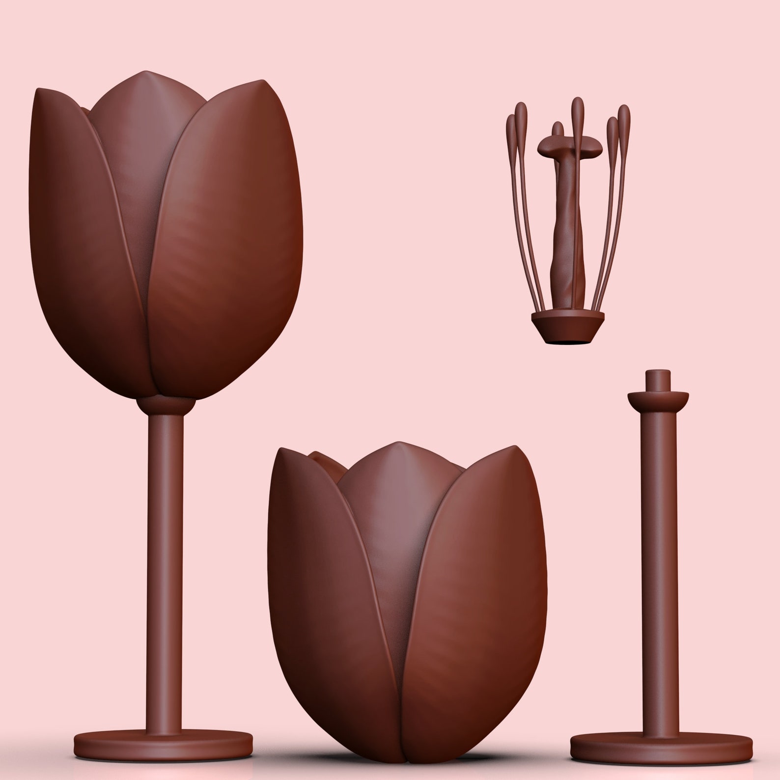 3D Printing Tulip Stl Digital File - Etsy