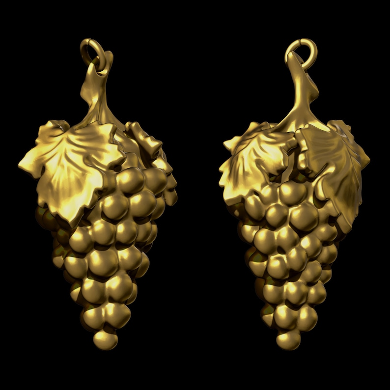 Bunch of Grapes Pendant - Etsy