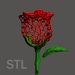 Rose Stl Digital File for 3D Printing - Etsy