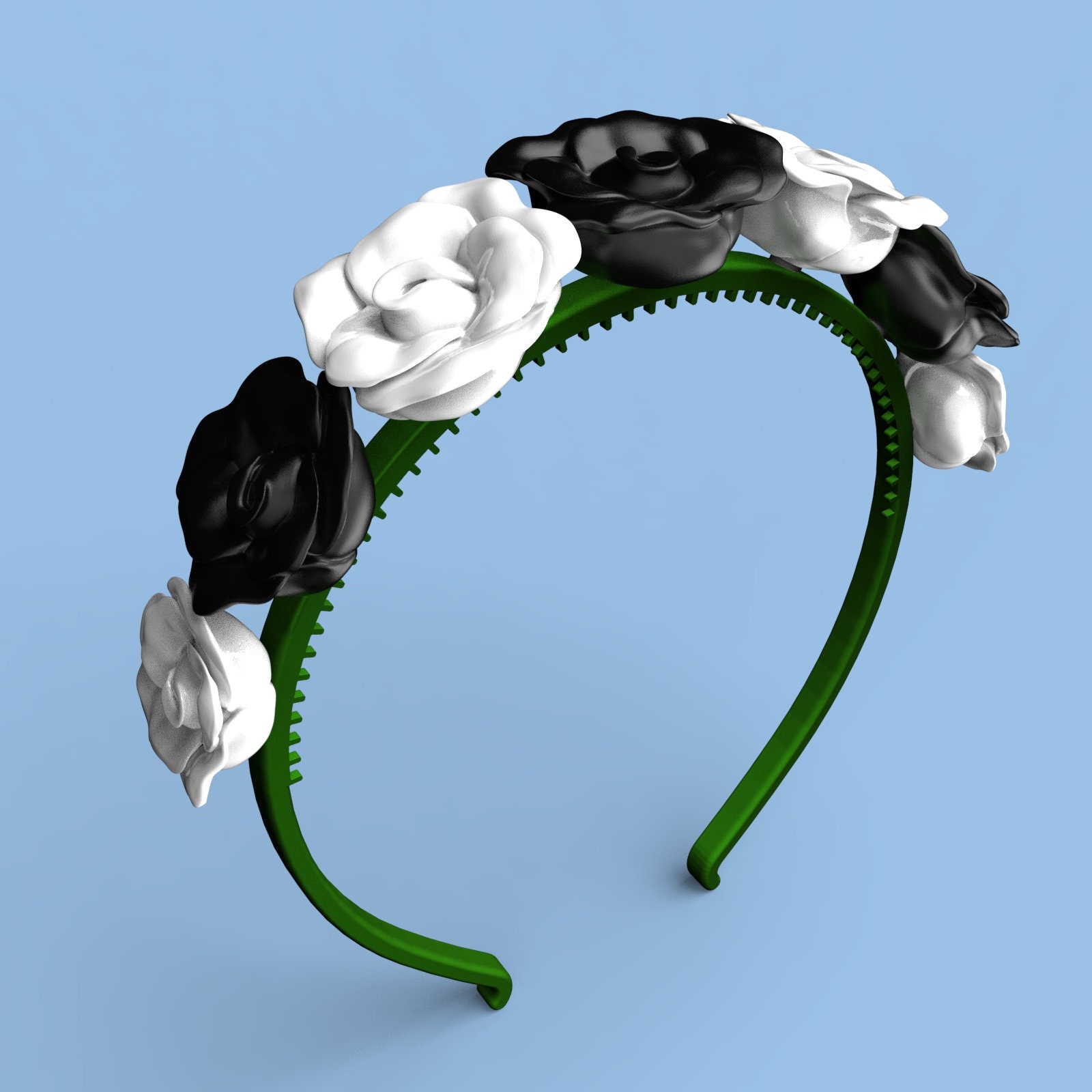 Rose Headband STL Digital File for 3D Printing - Etsy