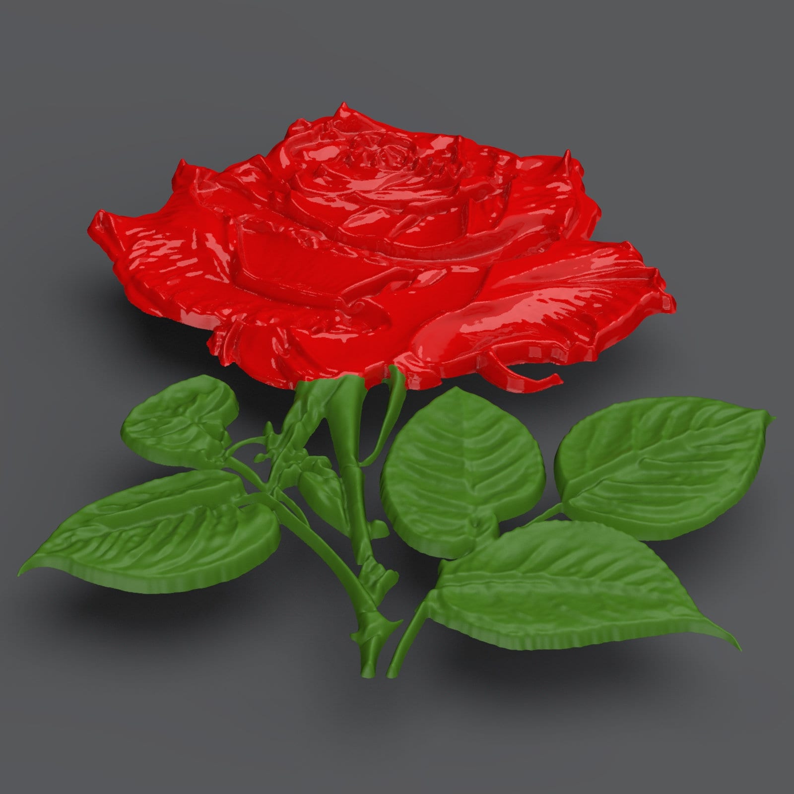 Rose Stl Digital File for CNC or 3D Printing - Etsy