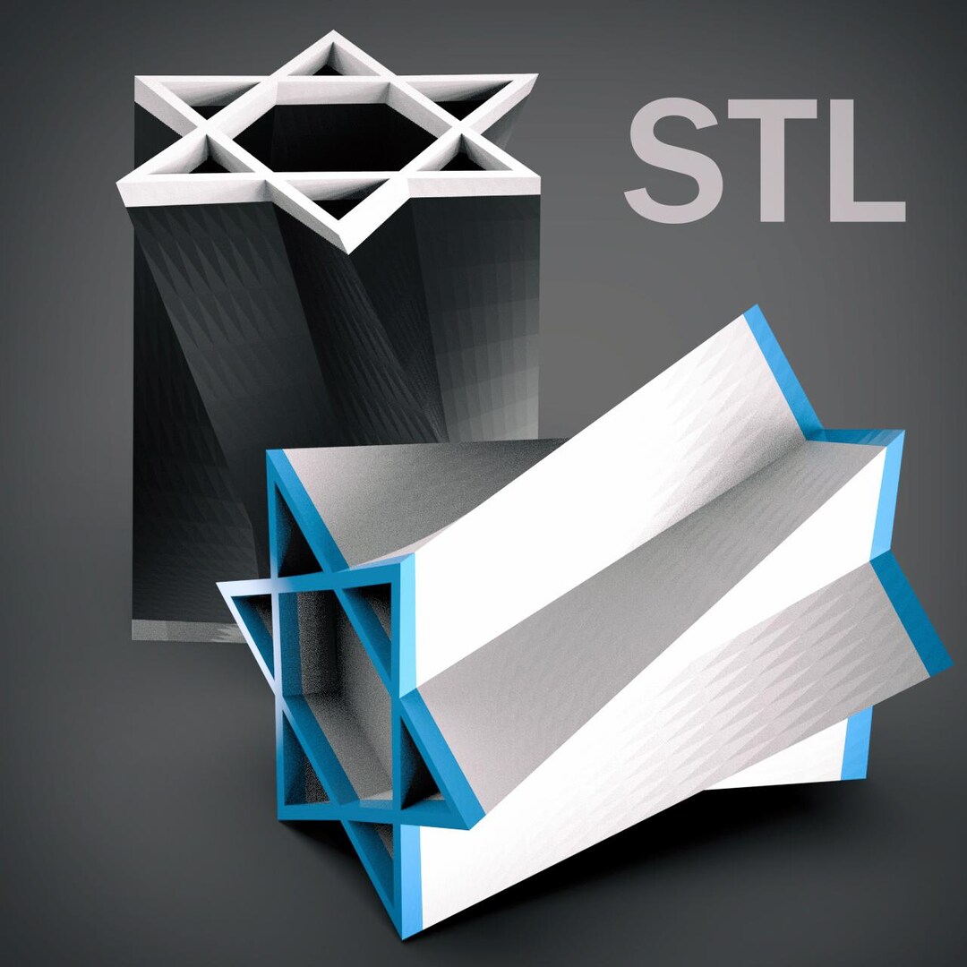Organizer Star of David STL Digital File for 3D Printing - Etsy