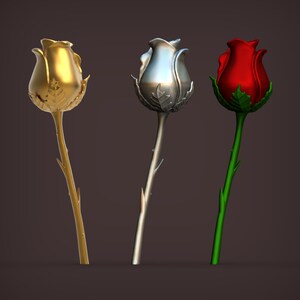 Rose Stl Digital File for 3D Printing - Etsy