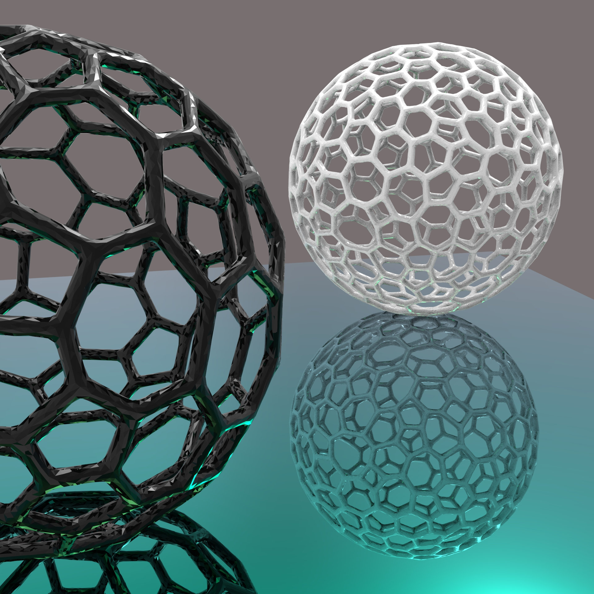 2 Sphere Voronoi Style Stl Digital File for 3D Printing - Etsy